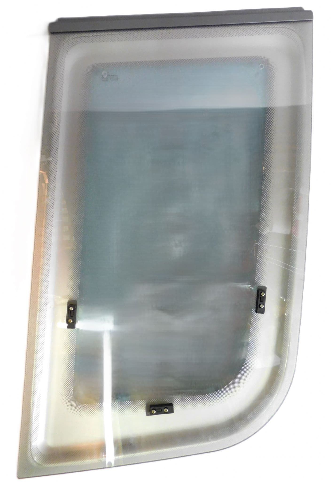 CARAVAN front L/H side Polyplastic window