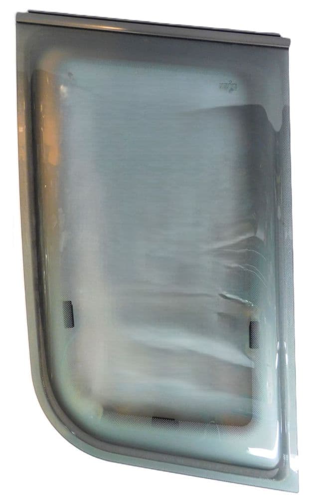 CARAVAN front L/H side Polyplastic window