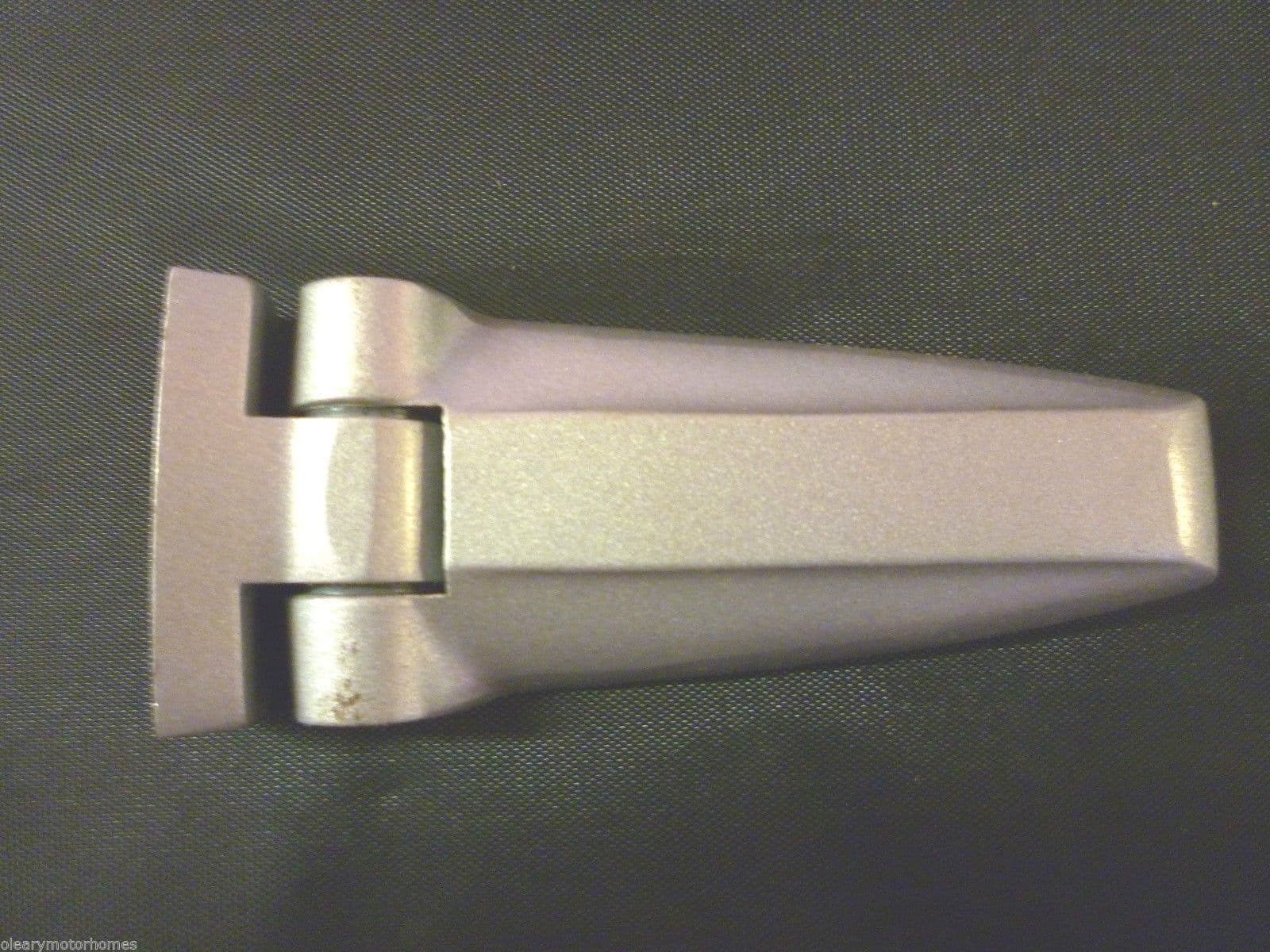 CARAVAN FRONT LOCKER HINGE LOCKER DOOR HINGE METAL BRUSHED CHROME EFFECT