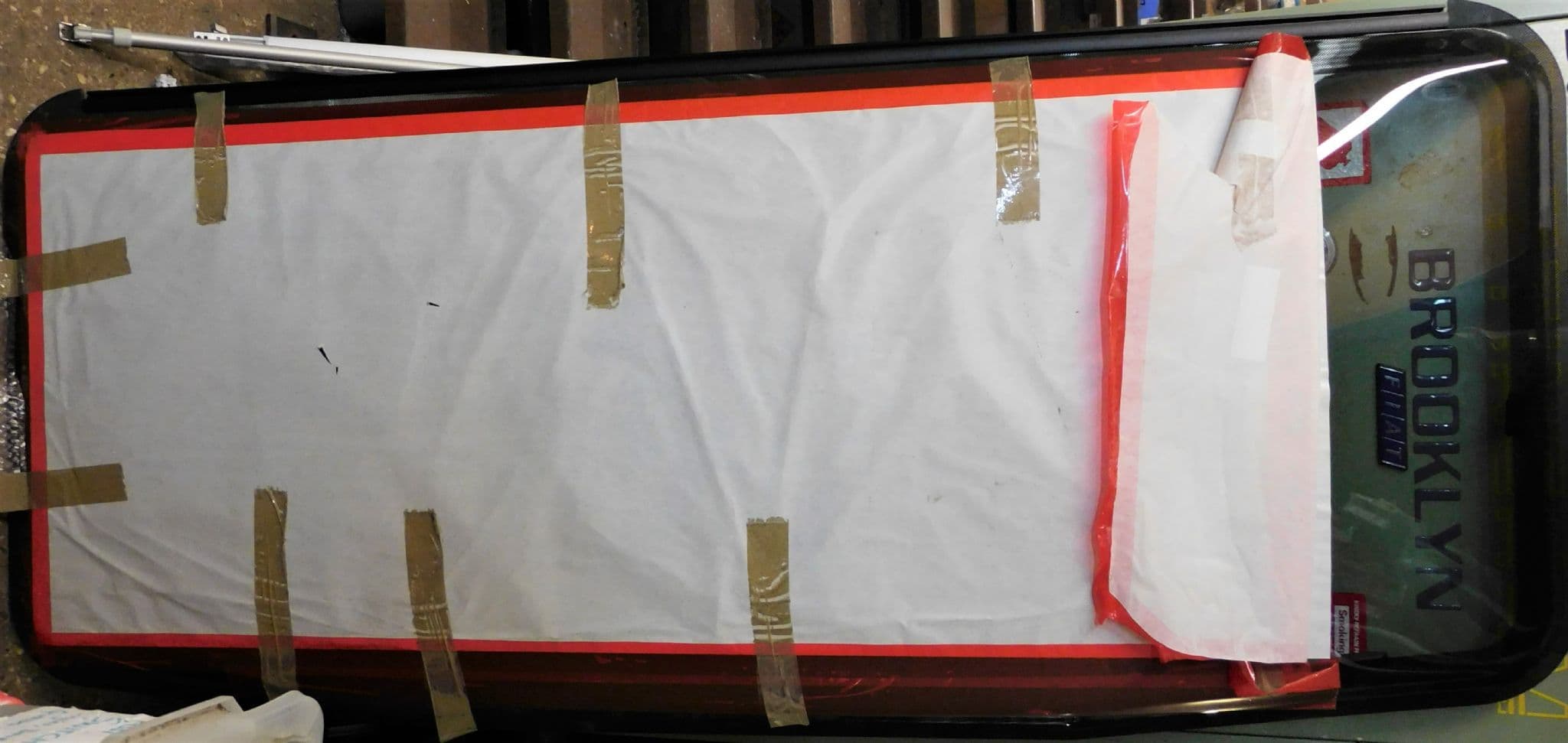 Caravan front window 1850 x 800