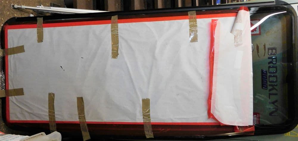 Caravan front window 1850 x 800