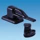 Caravan Motorhome Black Plastic Stable Door Fastener