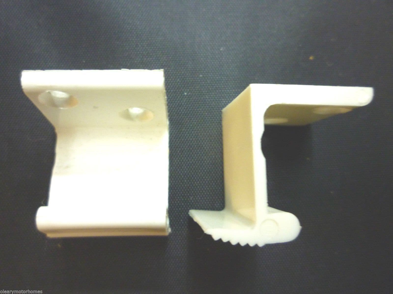 CARAVAN MOTORHOME CAMPER COOKER WORKTOP CATCH HOLDER PLASTIC PAIR