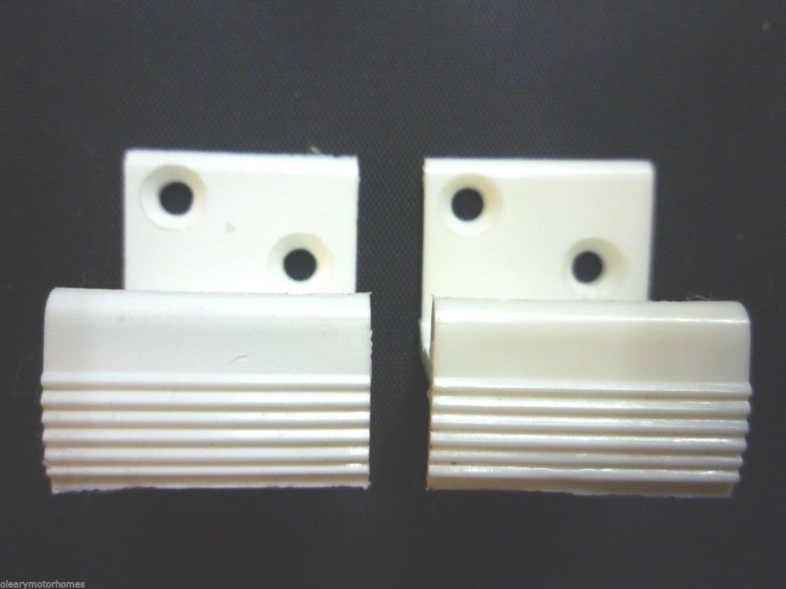 CARAVAN MOTORHOME CAMPER COOKER WORKTOP CATCH HOLDER PLASTIC PAIR