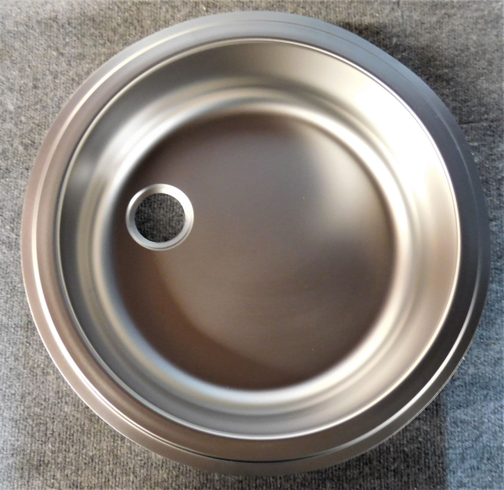 Caravan motorhome camper round kitchen sink grade 2