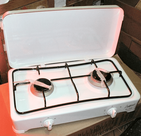 Caravan motorhome camping 2 Burner Hob With Lid BULLFINCH