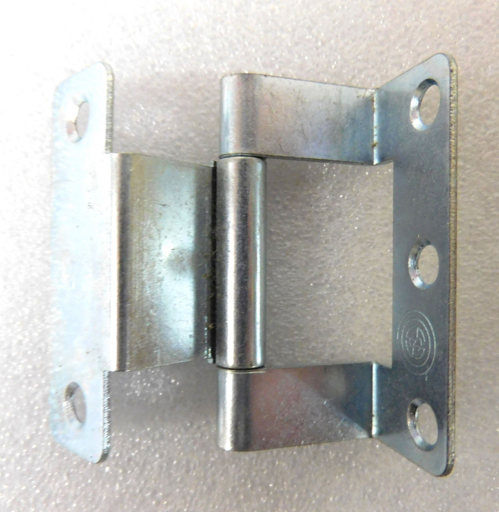 Caravan motorhome door hinge chrome colour