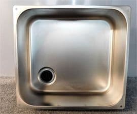 Caravan motorhome stainless steel kitchen sink 350 x 320mm GRADE 2