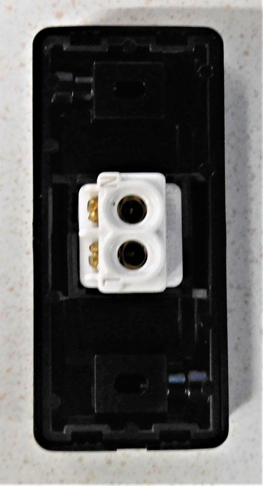 Clipsal Archtrave 12v black electric socket