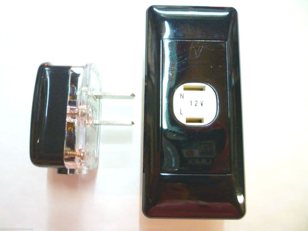 CLIPSAL electrics 12v 2 pin socket caravan camper