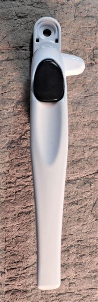 Cockspur security window handle white L/H