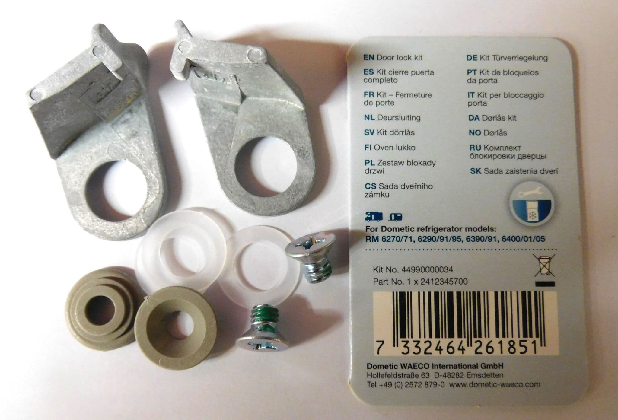 DOMETIC FRIDGE FREEZER DOOR LOCK KIT