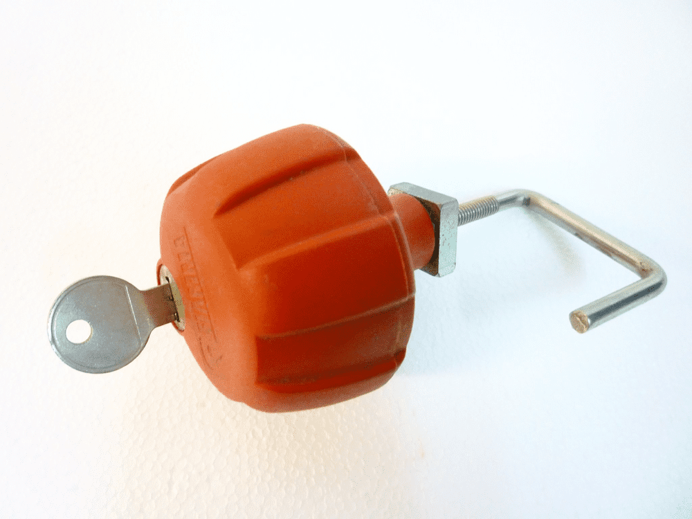 Fiamma bike rack anti-theft knob
