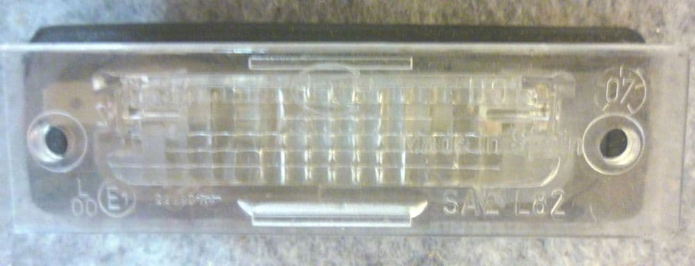 Hella number plate light