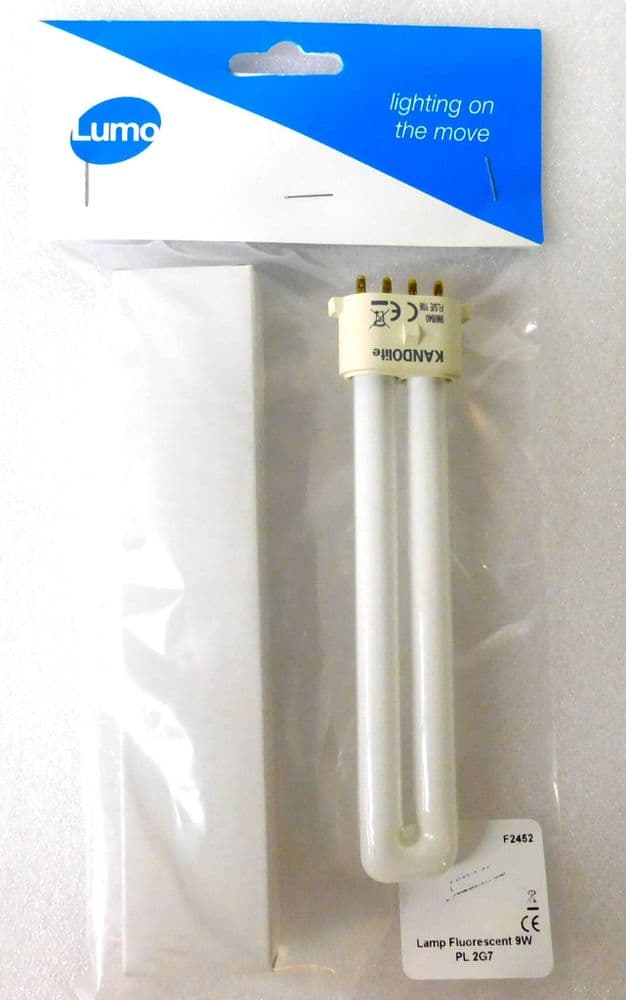LUMO Fluorescent 9W PL 2G7 U TUBE F2452