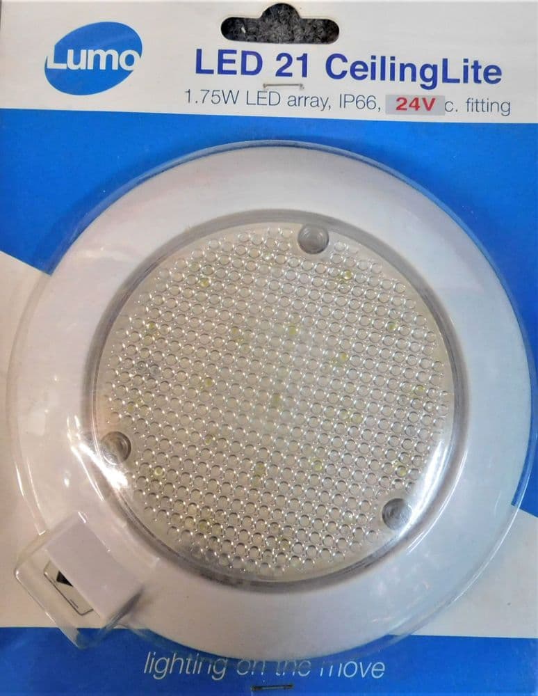 Lumo led 21 ceiling light 24v Horsebox lorries