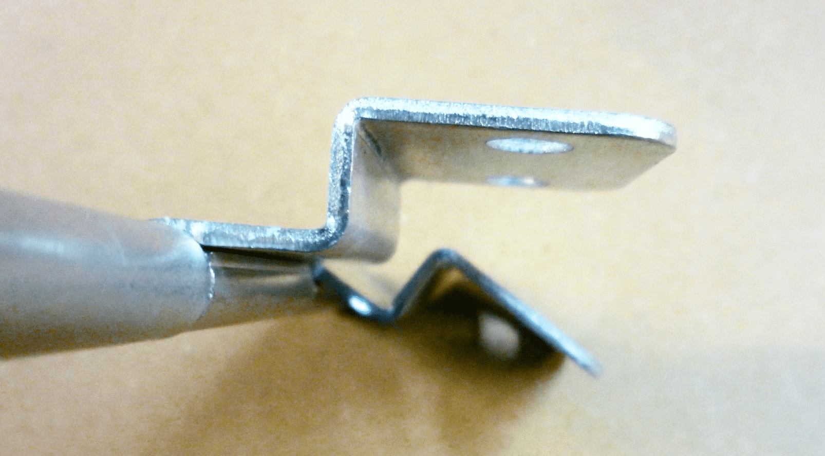 Metal 3 section hinge