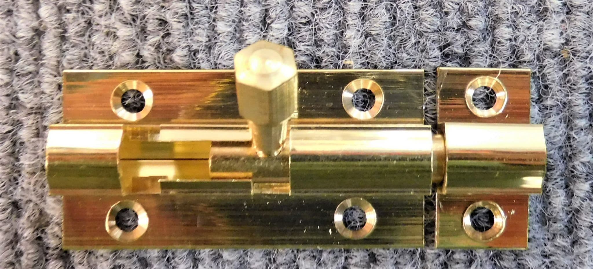 Metal brass shootbolt pack 12