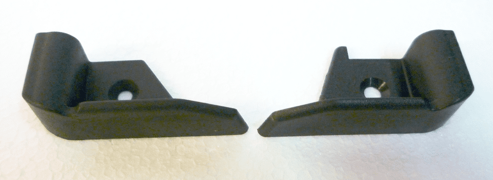 Motorhome camper aluminium rail Plastic End Cap 10 Pack of 2 Pair