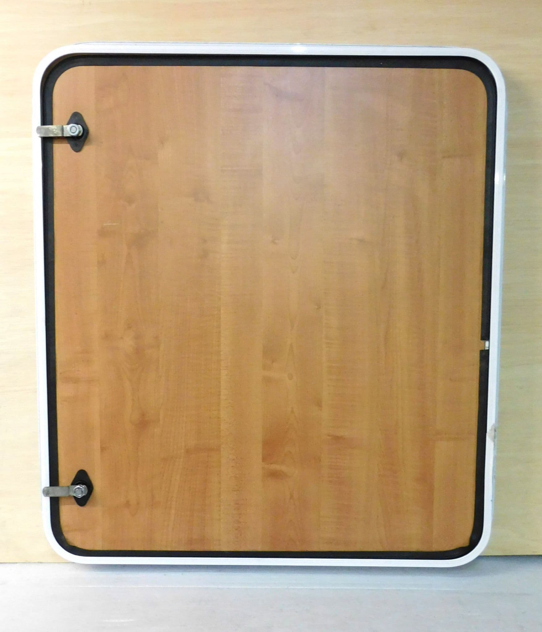 Motorhome camper van garage locker access door