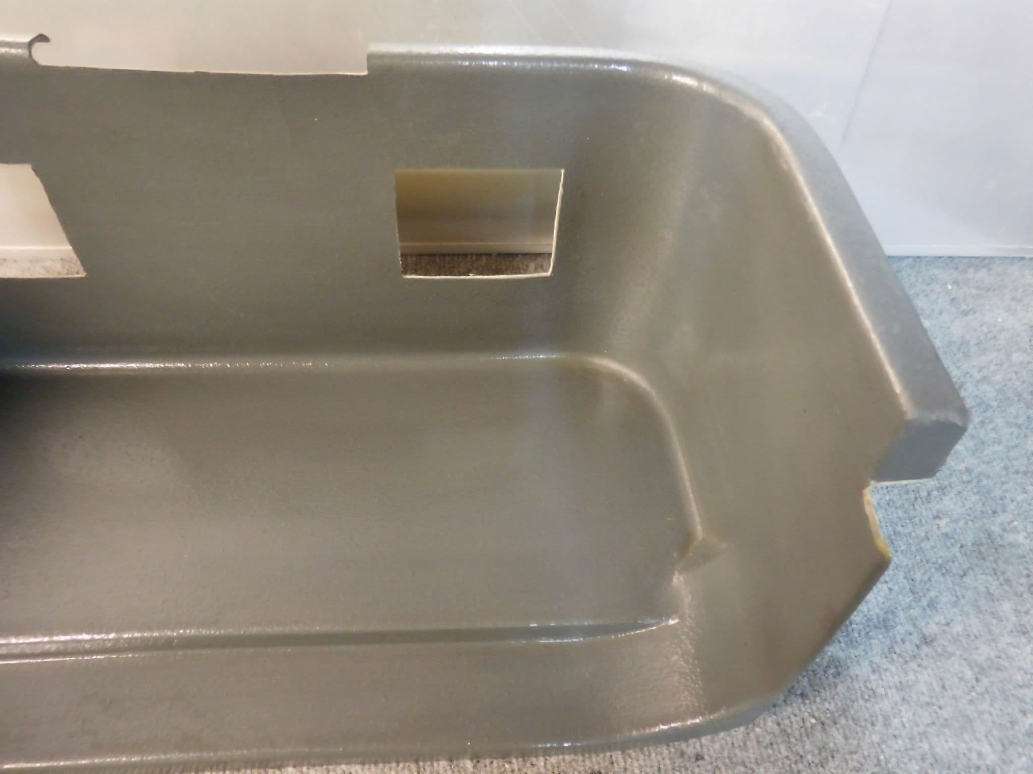 Motorhome campervan step well frame