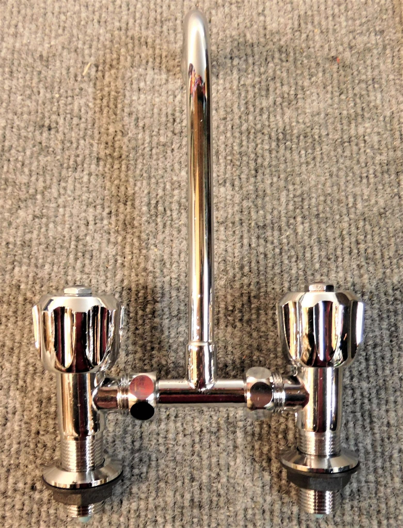 Motorhome caravan boat chrome hot/cold tap