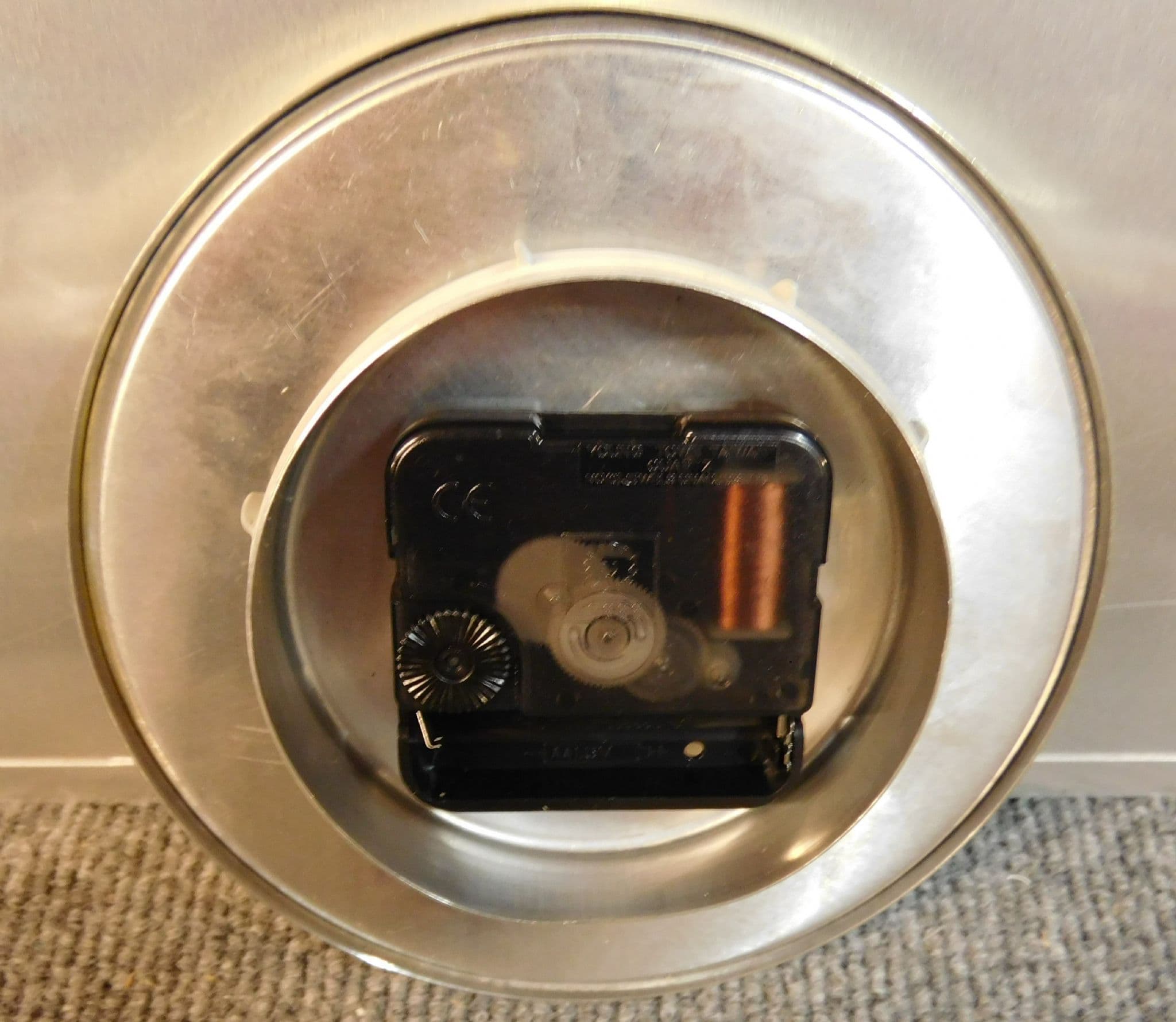 Motorhome Caravan Boat recess wall clock large