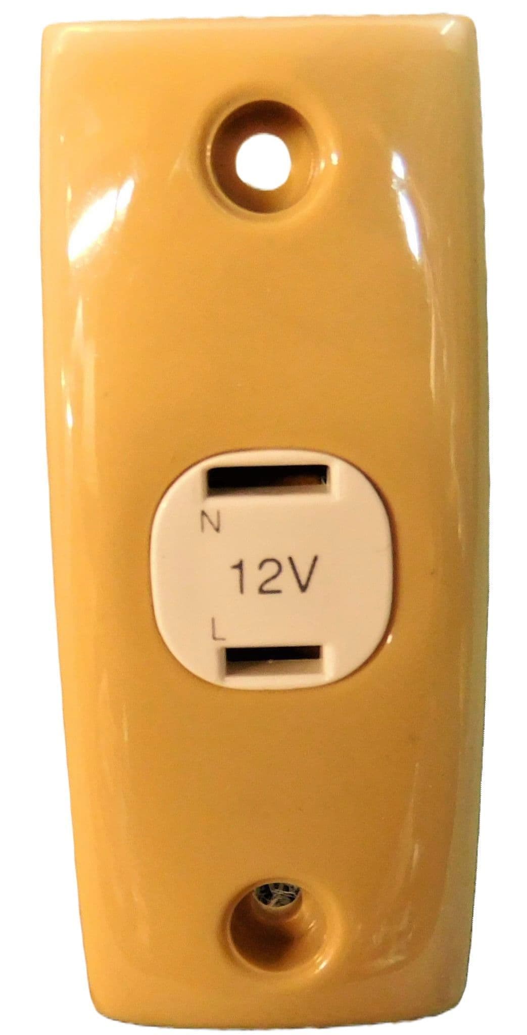 Motorhome caravan camper Clipsal 2 pin plug socket
