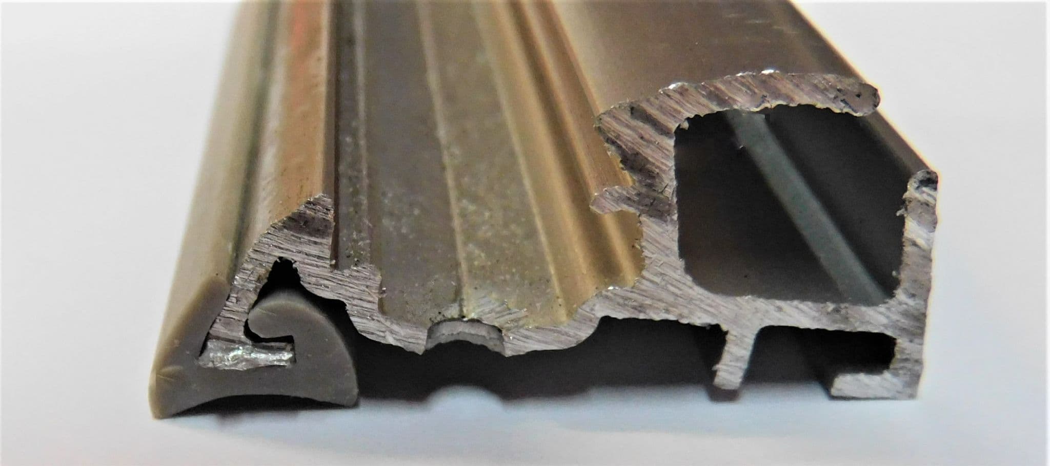 Motorhome caravan camper CRS 13 PVC Rail Section Grey