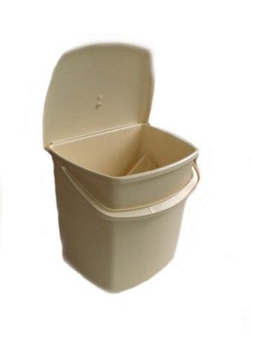 Motorhome caravan camper Door waste Bin & x28;Beige& x29;