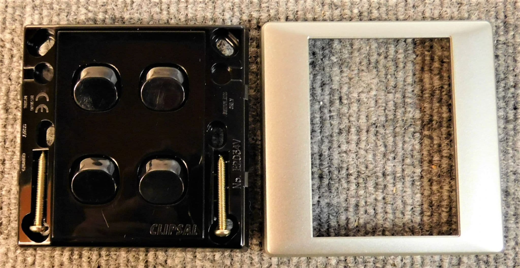 Motorhome caravan Clipsal 4 bank switch