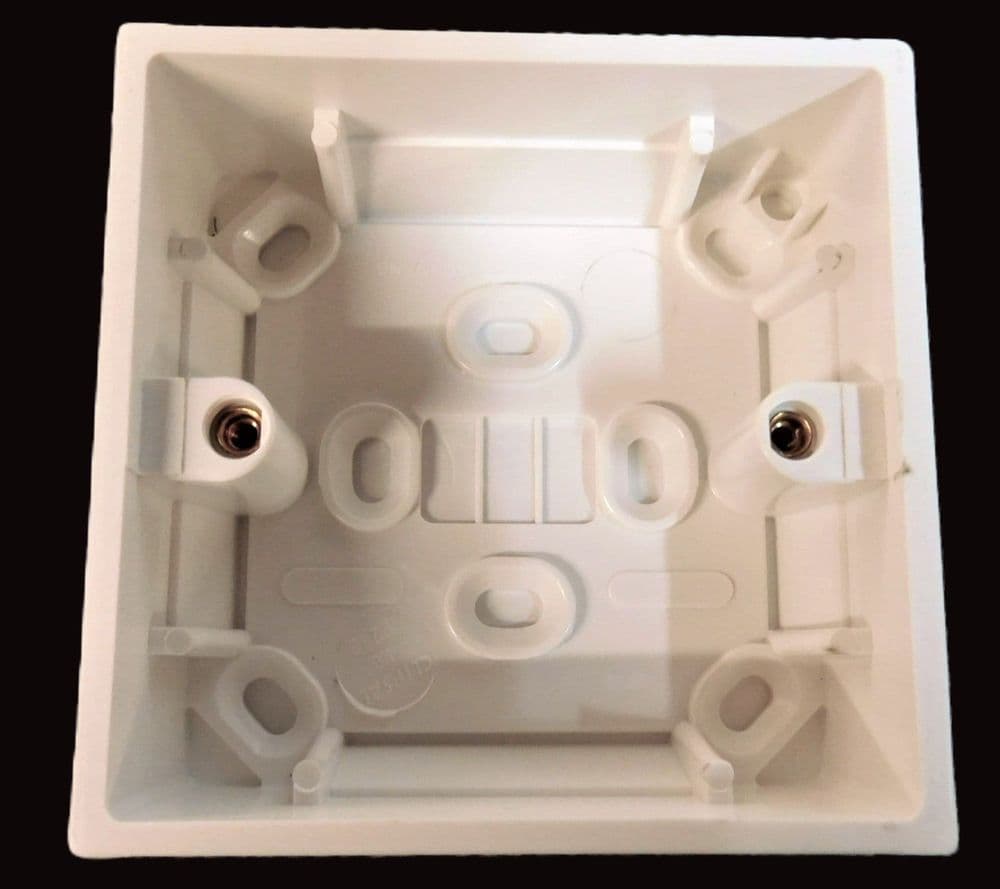 Motorhome caravan Clipsal electrical white mount box
