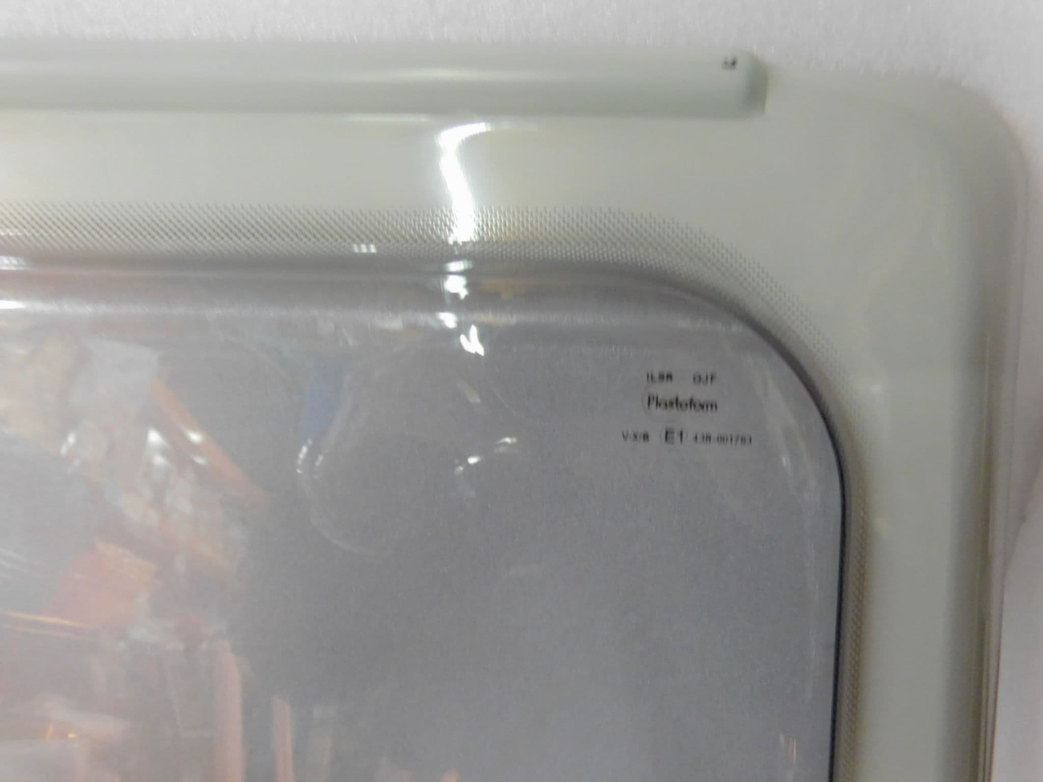 Motorhome caravan PLASTOFORM window