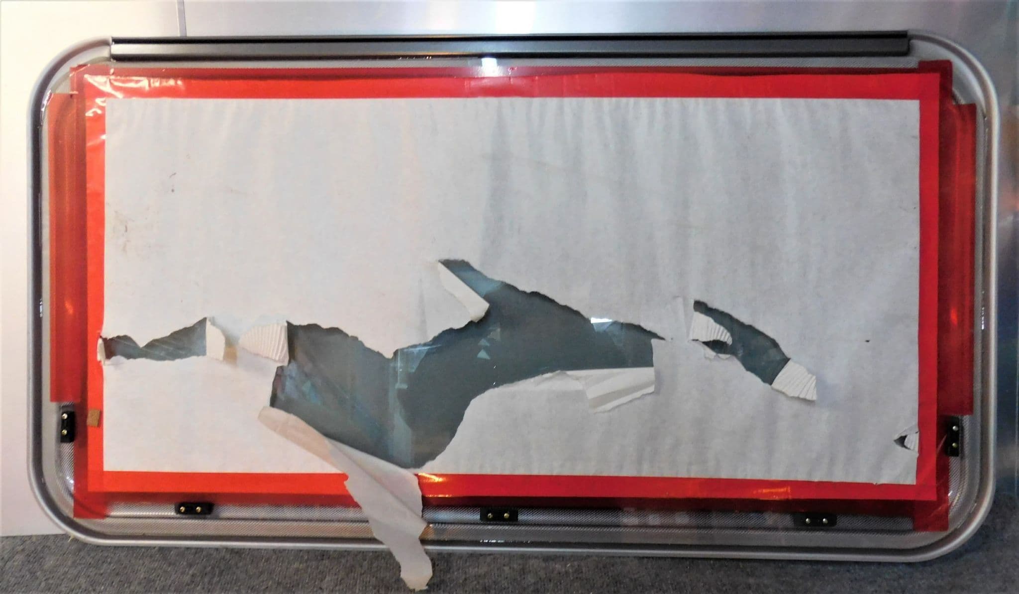 Motorhome caravan polyplastic window 1255 x 590