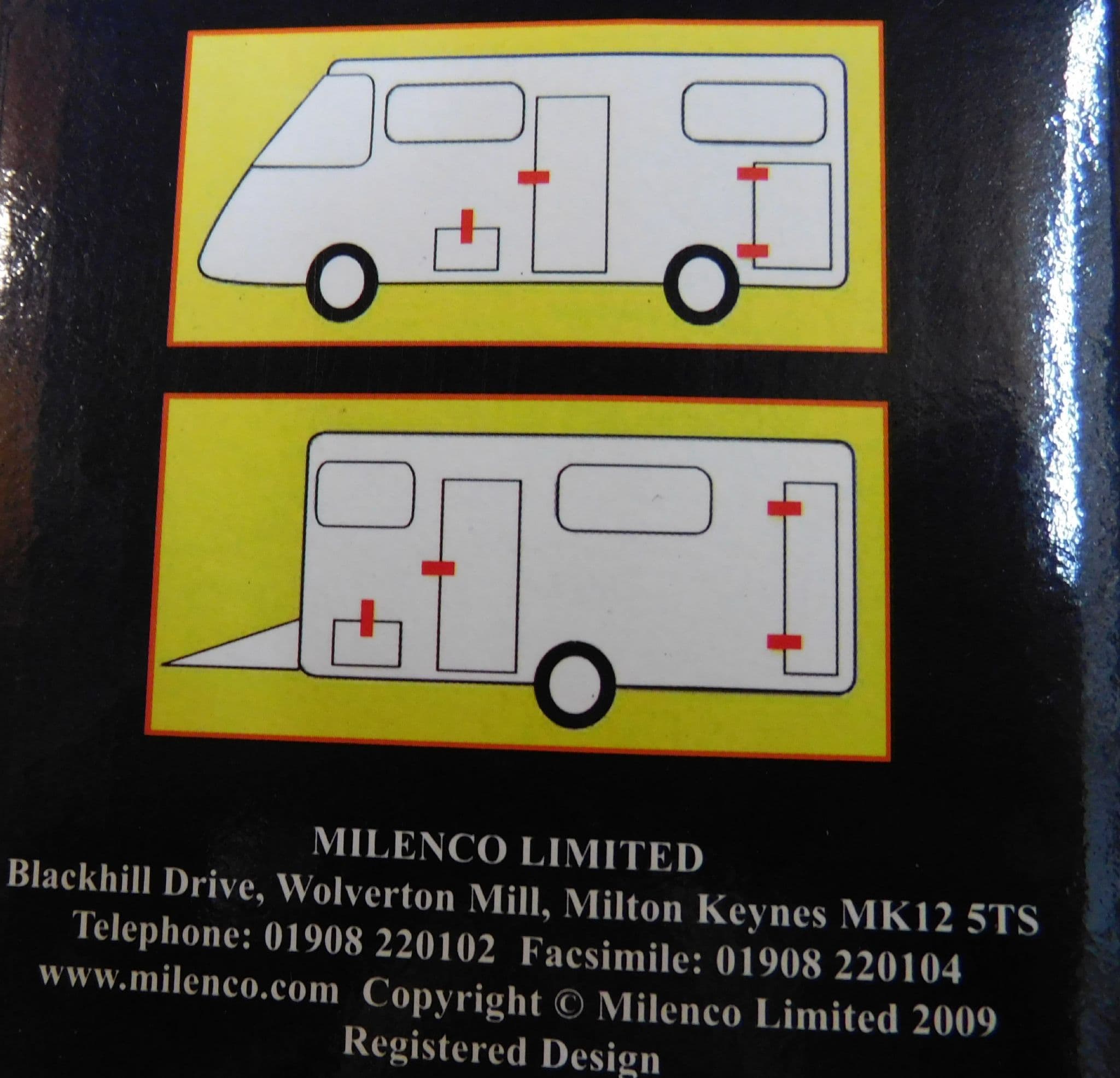 Motorhome Caravan security Milenco Door Frame Lock
