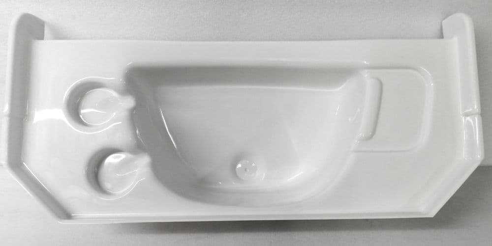Motorhome caravan wash hand basin middle section