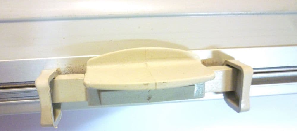 Motorhome caravan window NRF blind spring catch grey