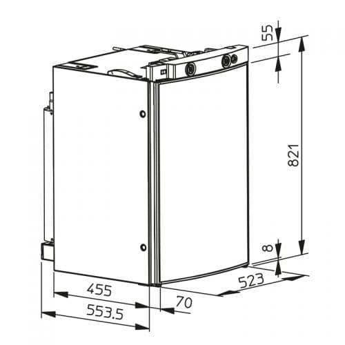 NEW Dometic RM8555 fridge/freezer RIGHT HAND