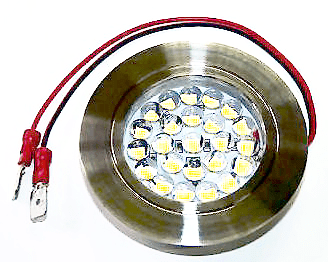 Oleary 12v Recessed 24 LED Spotlight Brushed Satin X 6