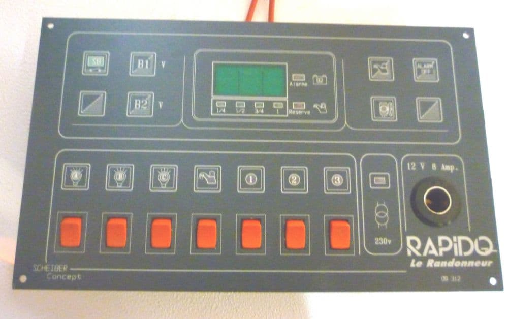 RAPIDO Control Panel grey 09 312