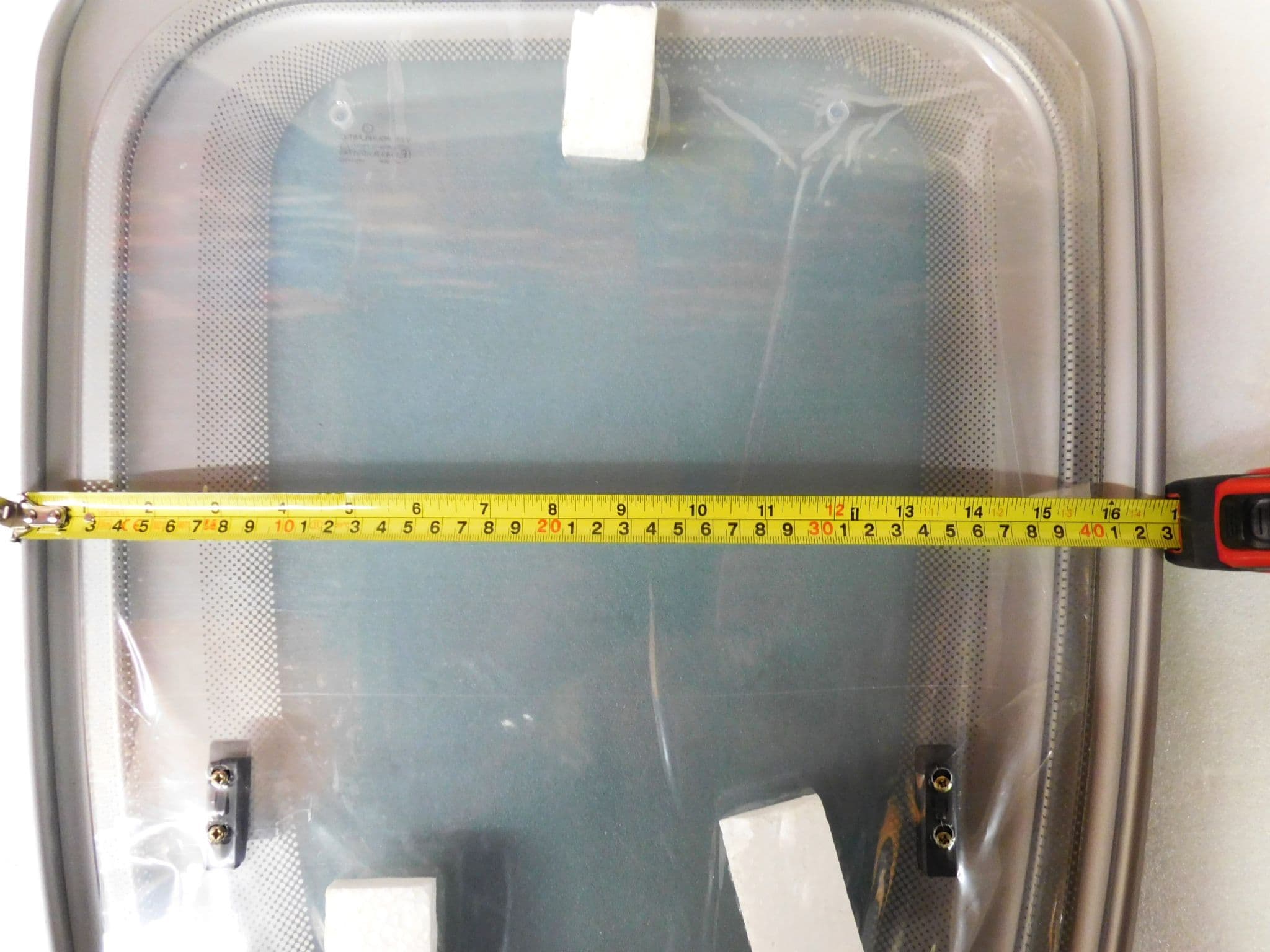 Replacement caravan bathroom window polyplastic