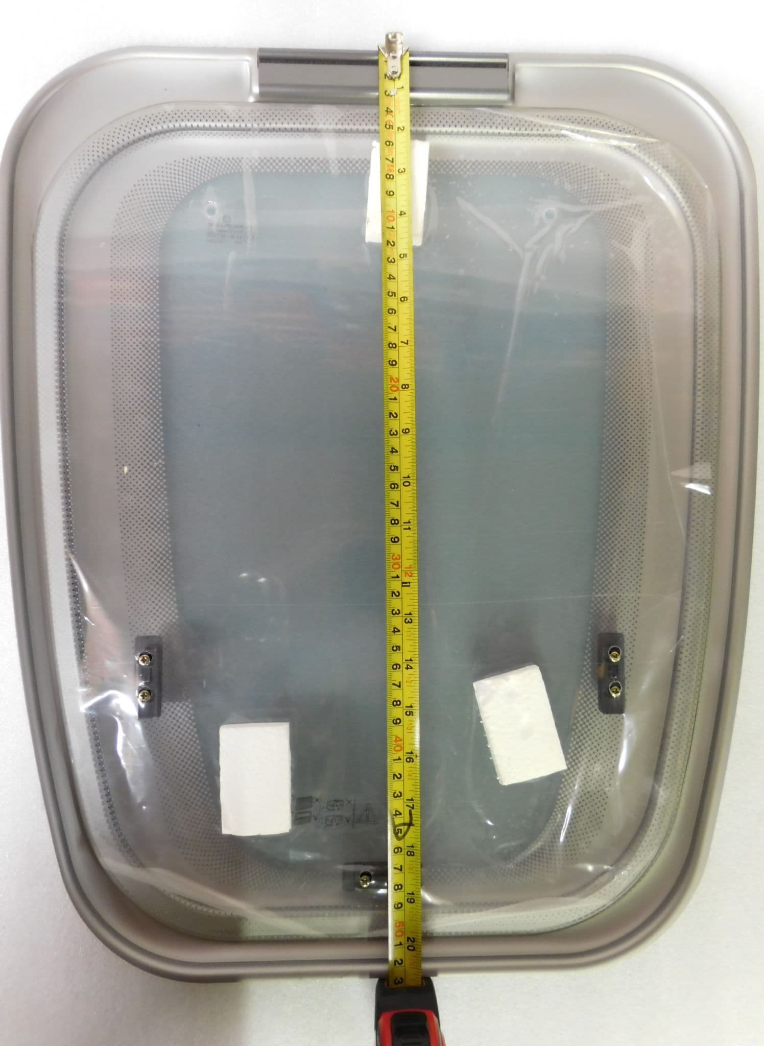 Replacement caravan bathroom window polyplastic