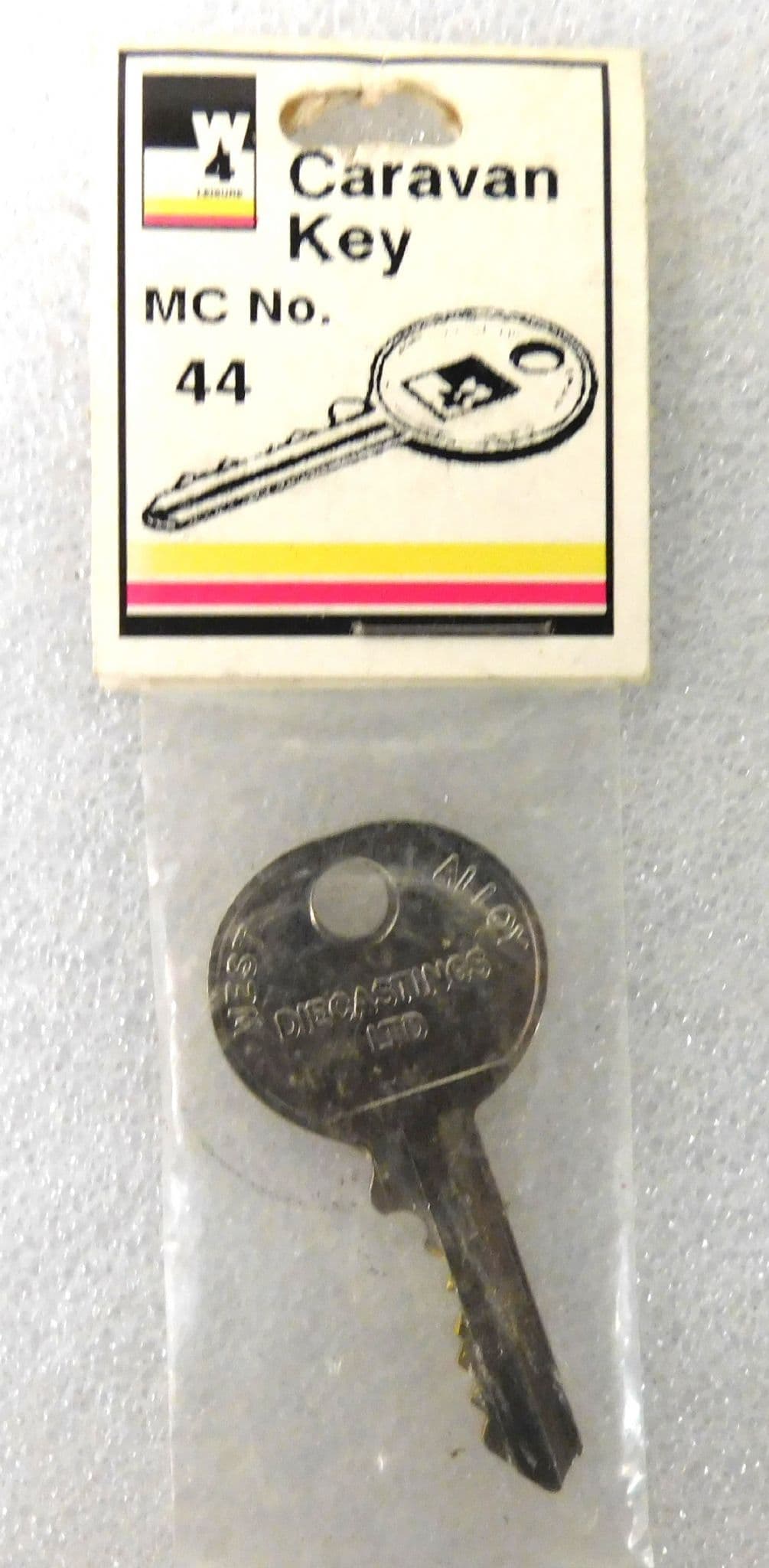 Replacement caravan door key MC