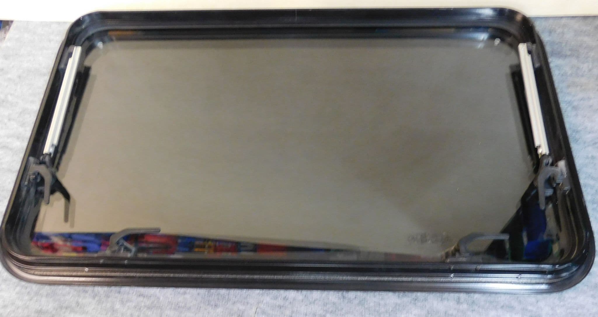 Selfbuild motorhome camper window