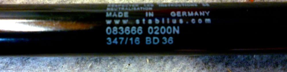 STABILUS LIFT-O-MAT 200N GAS STRUT HYDRAULIC ARM