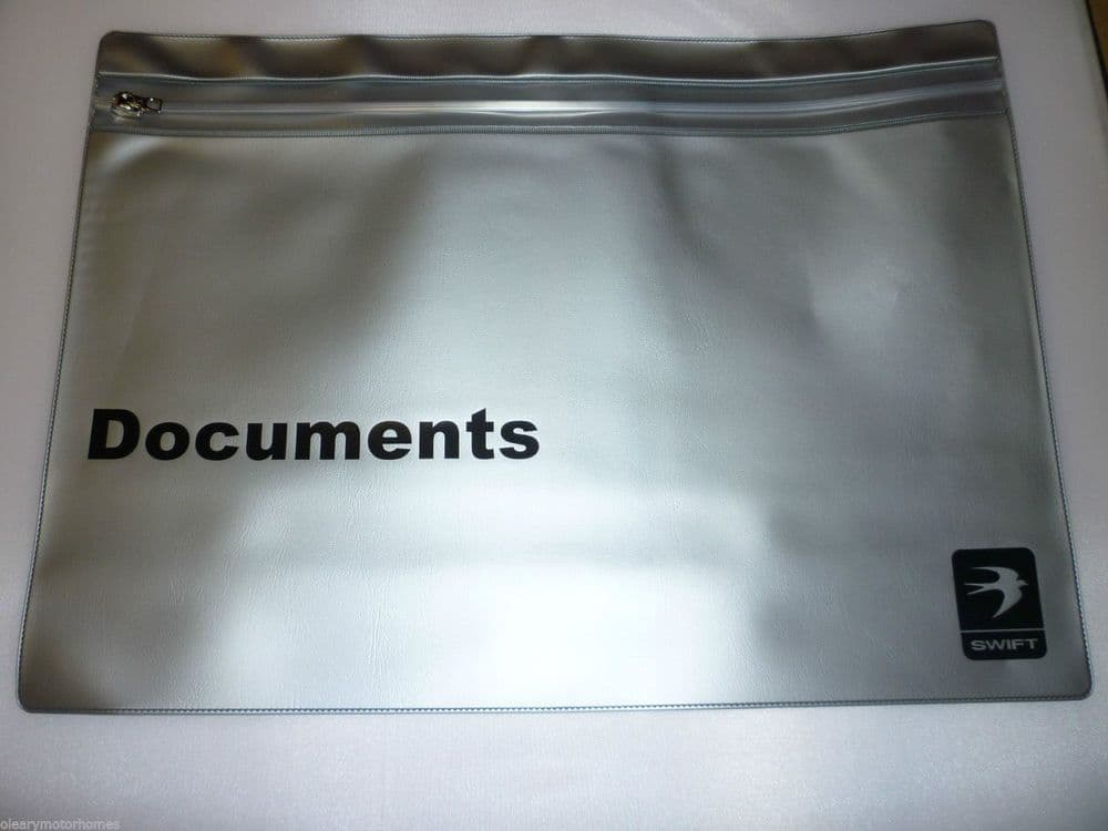 SWIFT CARAVAN MOTORHOME CAMPER DOCUMENTS FOLDER PAPERWORK