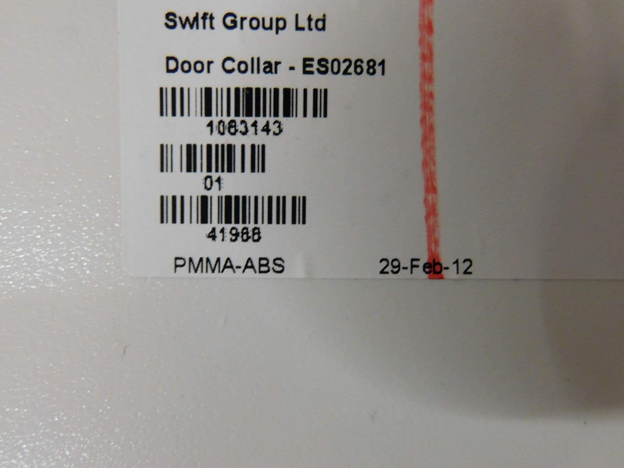 SWIFT CARAVAN MOTORHOME door collar