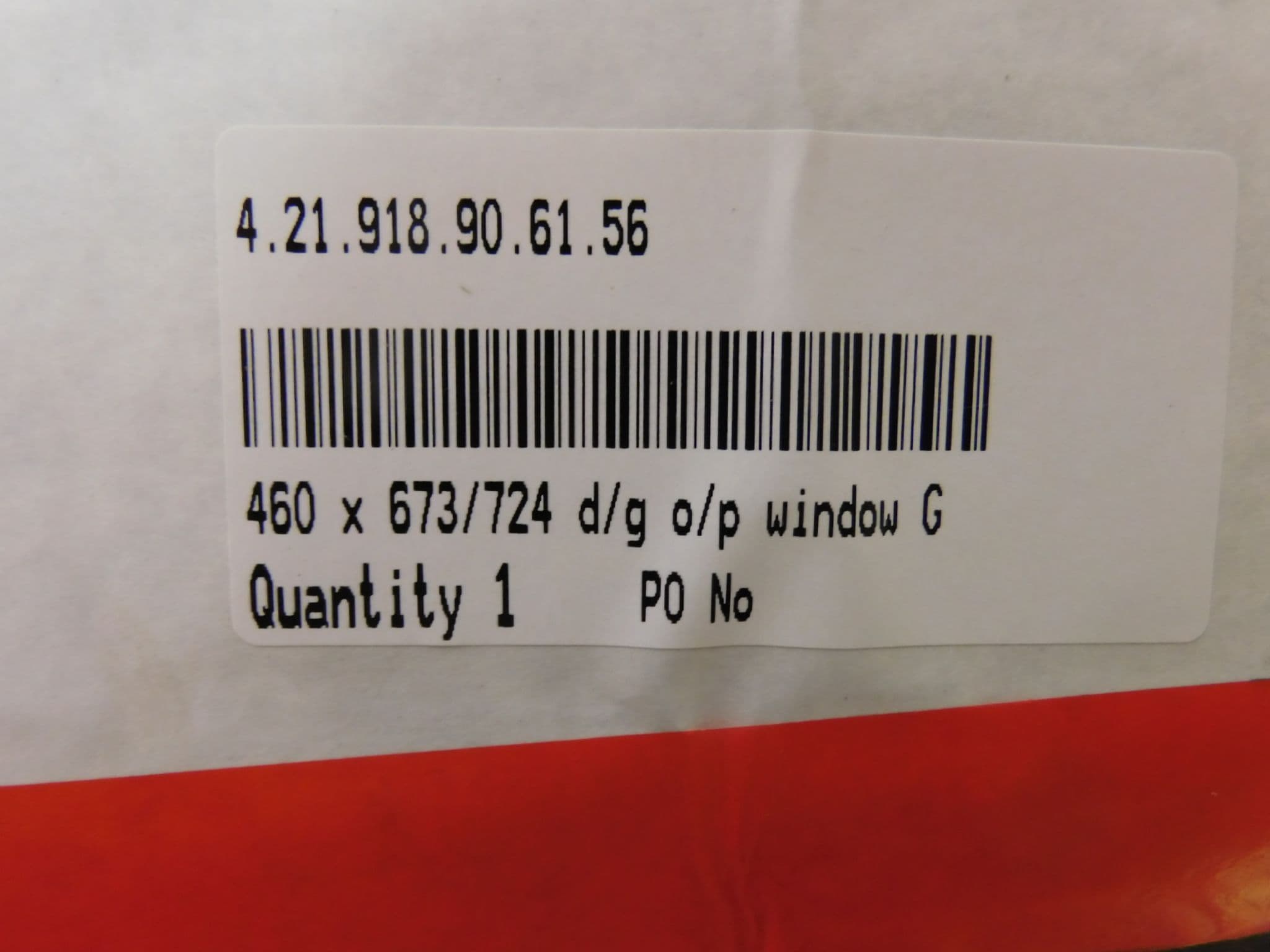 SWIFT Caravan RIGHT hand front window