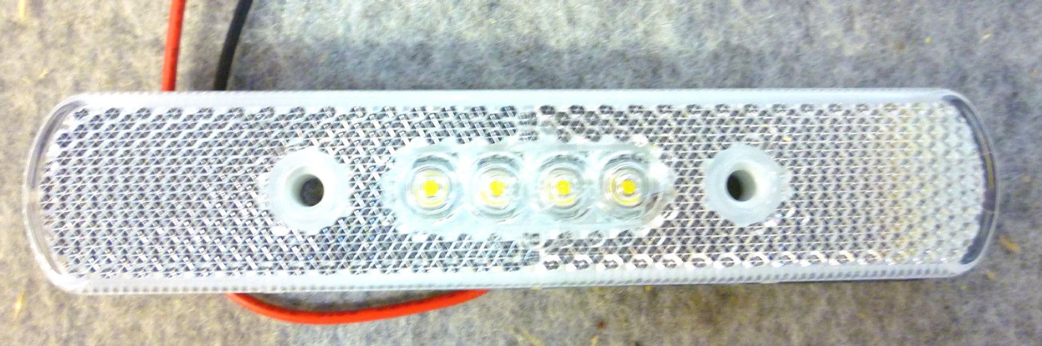 Swift motorhome campervan Britax Clear Marker light