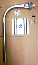 Swing-Out table Leg Kit Anodised Chrome Colour